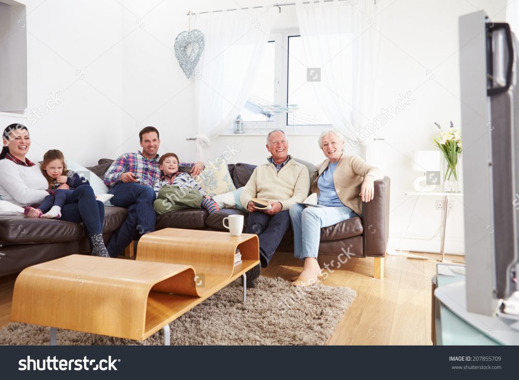 stock-photo-multi-generation-family-watching-tv-together-207855709 - 93 ...